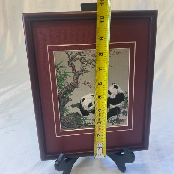 Unk | Art | Chinese Handmade Suzhou Silk Embroidery Pandas | Poshmark